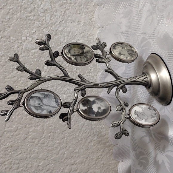 Accents | Elegant Silver Family Tree Photo Holder | Poshmark
